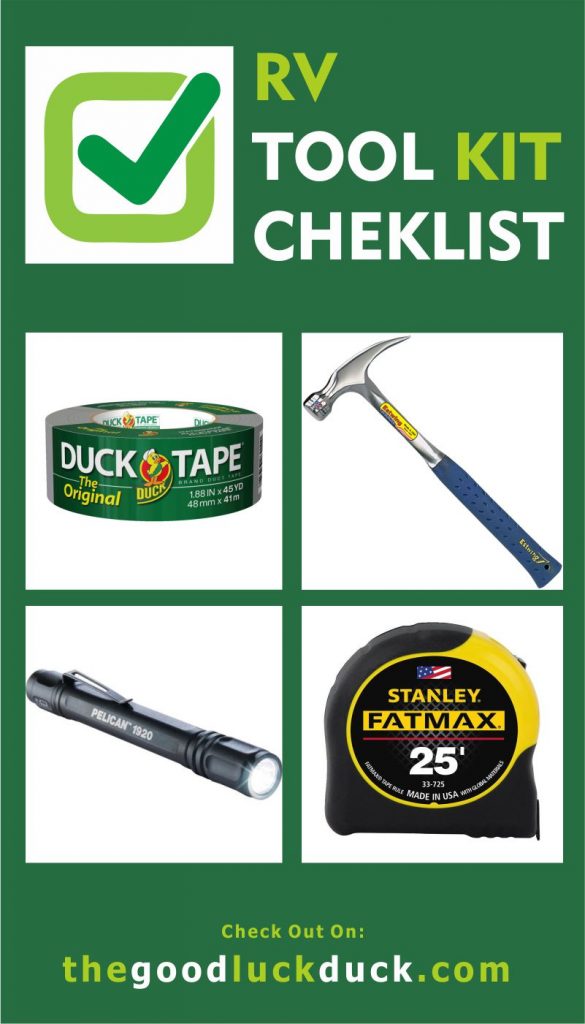 Awesome RV Tool Kit (Tire Repair Kits) - The Good Luck Duck