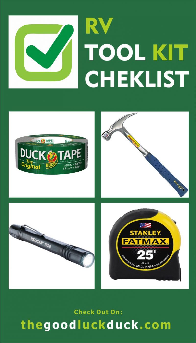 Awesome RV Tool Kit (Tire Repair Kits) - The Good Luck Duck