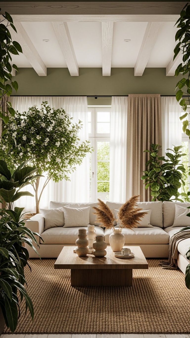 31 Decorative Biophilic Living Room Designs for Modern Wellness - The ...