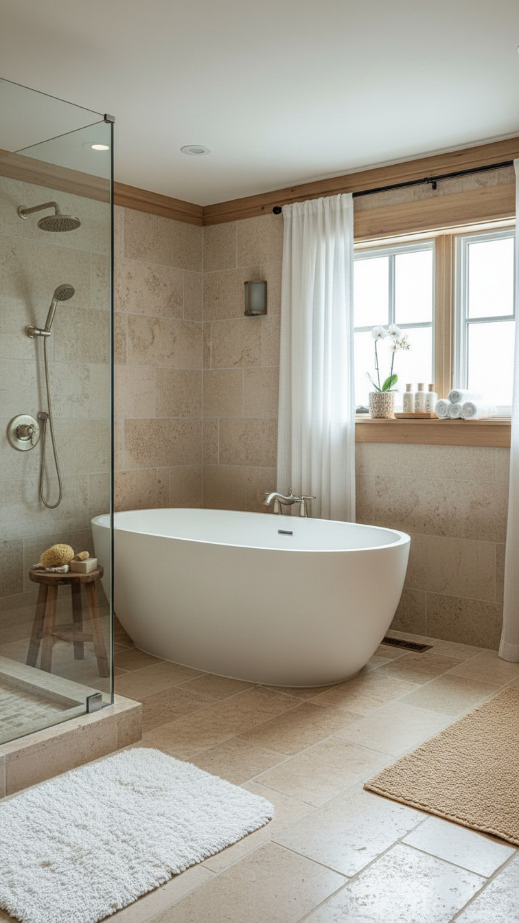 Relaxed Spa Bathroom Design Ideas As Home Wellness Sanctuary