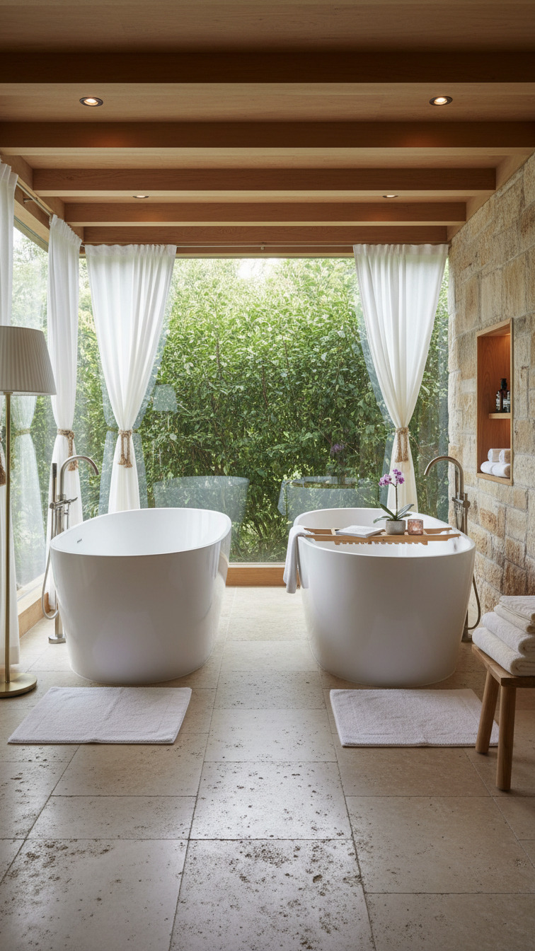 Relaxed Spa Bathroom Design Ideas As Home Wellness Sanctuary