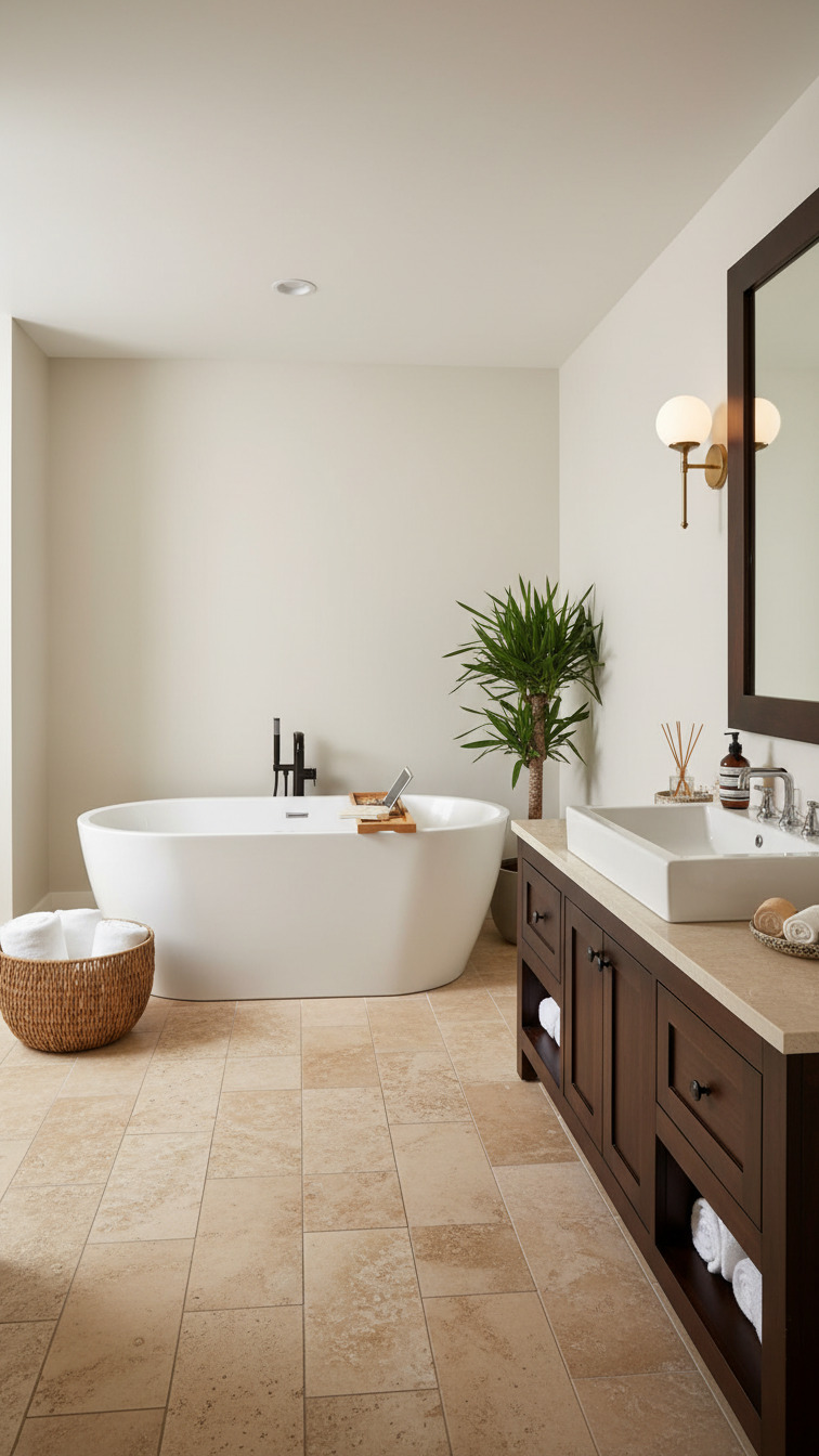 Relaxed Spa Bathroom Design Ideas As Home Wellness Sanctuary