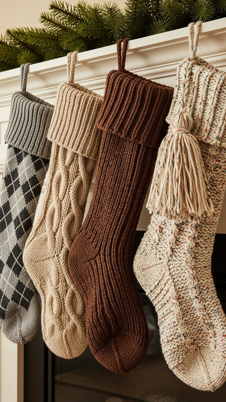 27 Creative Christmas Stocking Ideas to Brighten Your Holiday Mantel