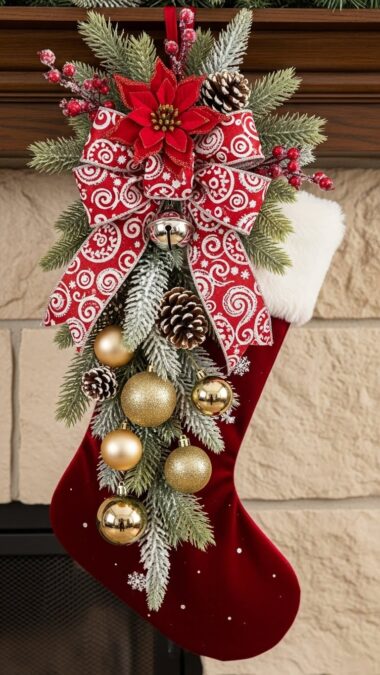 27 Creative Christmas Stocking Ideas to Brighten Your Holiday Mantel