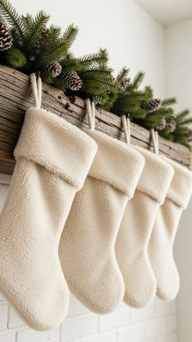 27 Creative Christmas Stocking Ideas to Brighten Your Holiday Mantel