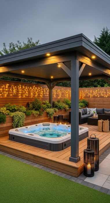 43 Outdoor Jacuzzi Ideas for a Private Garden Oasis