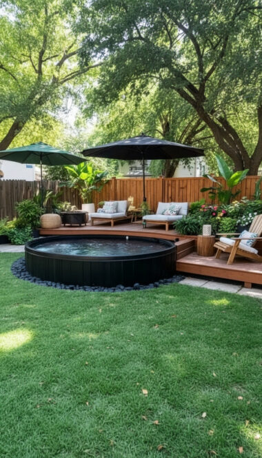 43 Outdoor Jacuzzi Ideas for a Private Garden Oasis