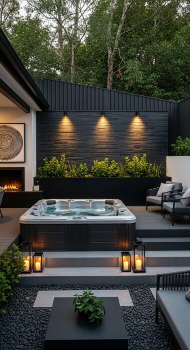 43 Outdoor Jacuzzi Ideas for a Private Garden Oasis