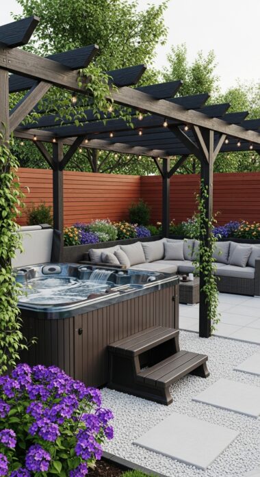 43 Outdoor Jacuzzi Ideas for a Private Garden Oasis