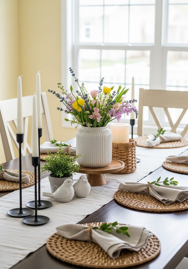 40 Charming Spring Table Decor Ideas for Easter and Beyond